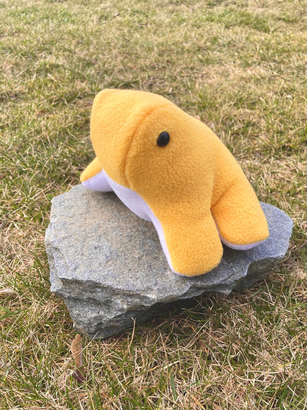 Golden Frog Plushie | Yellow | | Toad Plushie | - Etsy