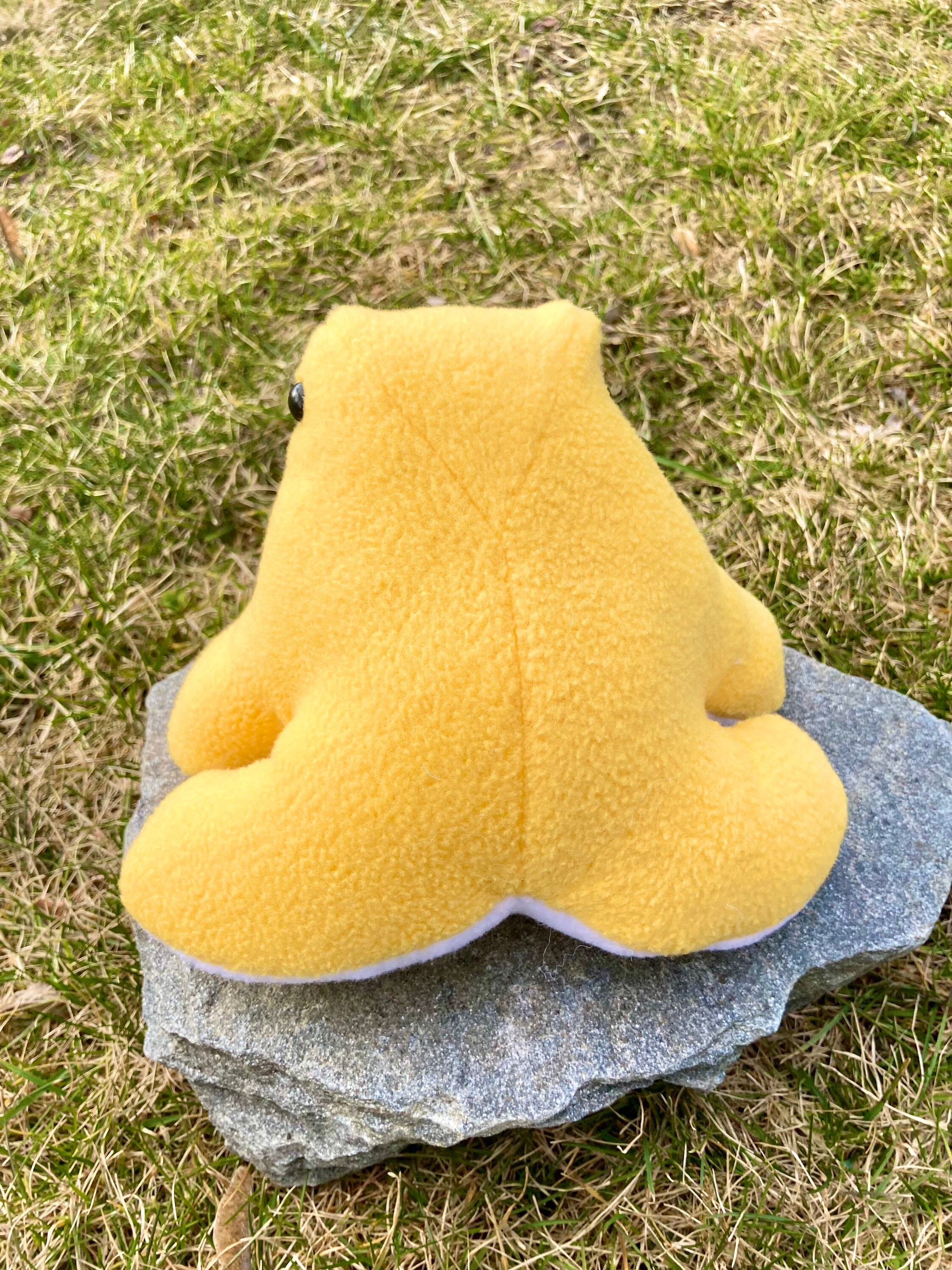 Golden Frog Plushie | Yellow | | Toad Plushie | - Etsy