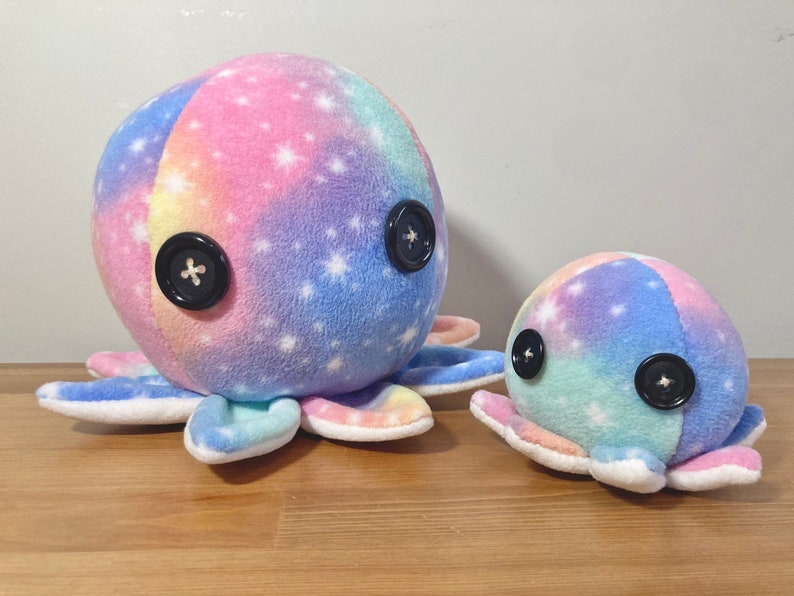 Pastel Rainbow Octopus Plushie Sea Animal Toy - Etsy