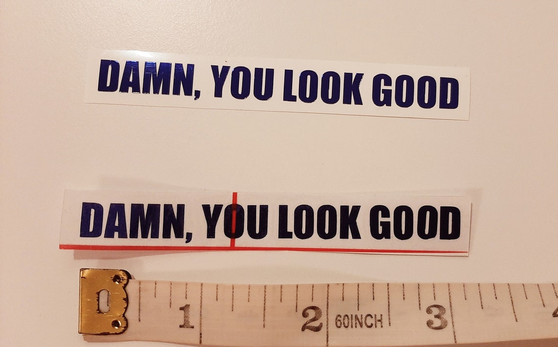 Damn You Look Good Car Mirror Decal Vinyl Sticker Decal | Etsy