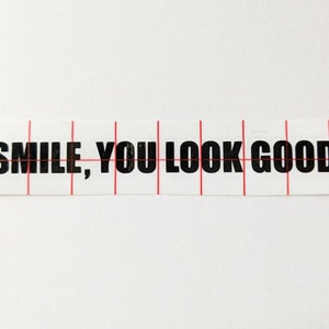 Smile, You Look Good Car Mirror Decal Vinyl Sticker Window Decal ...