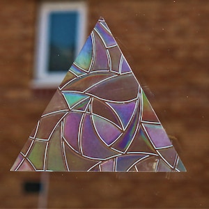 Suncatcher Rainbow 15 Triangle Stickers Sun Catcher Prism Windows Film ...