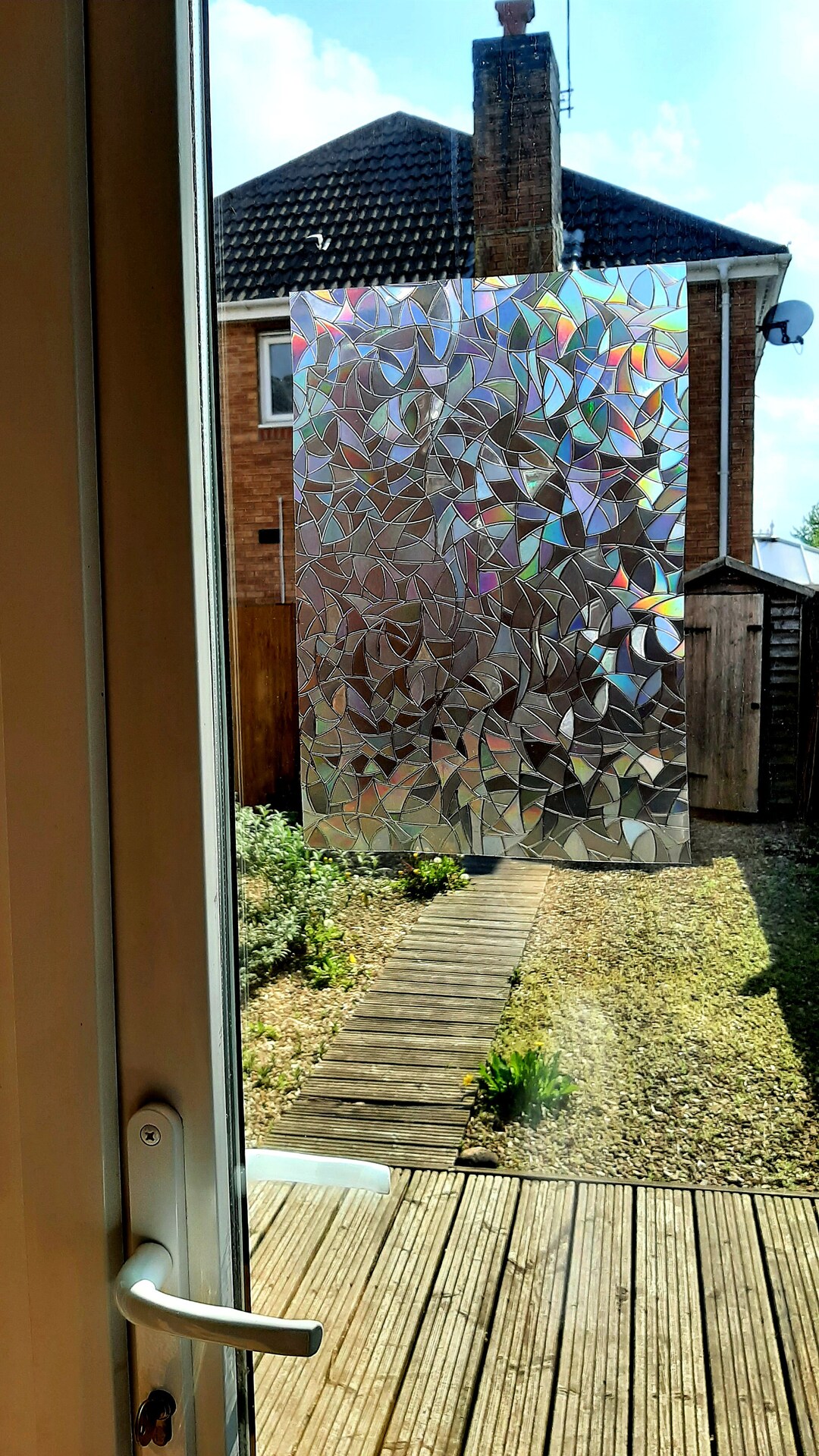 3D Rainbow Suncatcher Squares Holographic Window Film,sun Catcher ...