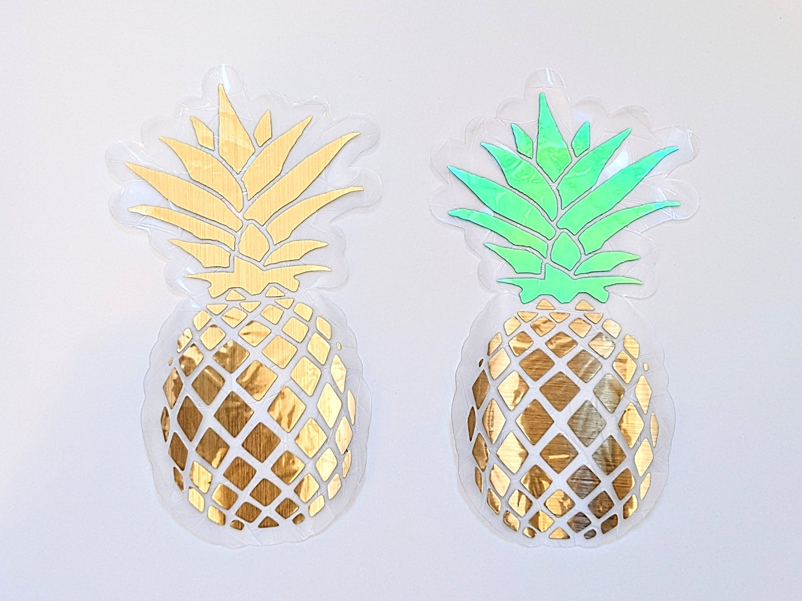 Pineapple Suncatcher Sticker Sun Catcher Rainbow Pineapple - Etsy
