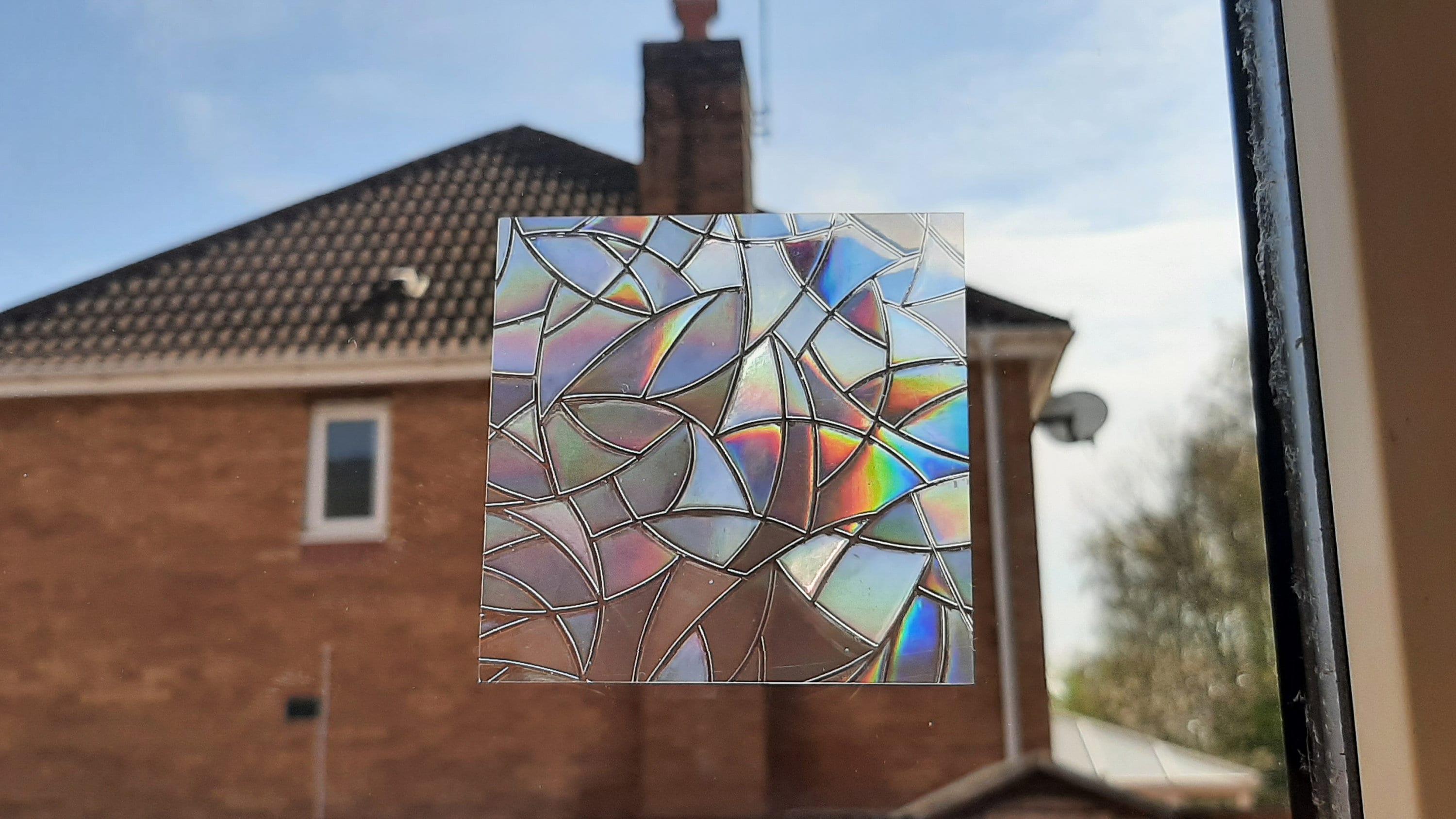 Rainbow 15 Squares Suncatcher Window Film Prism Sticker.Window | Etsy