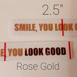 Smile, You Look Good Car Mirror Decal Vinyl Sticker Window Decal ...