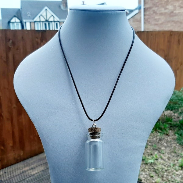 Mini Bottle Necklace - Etsy