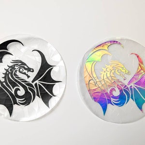 Rainbow European Dragon Suncatcher Sticker for Window Film Rainbow Sun ...