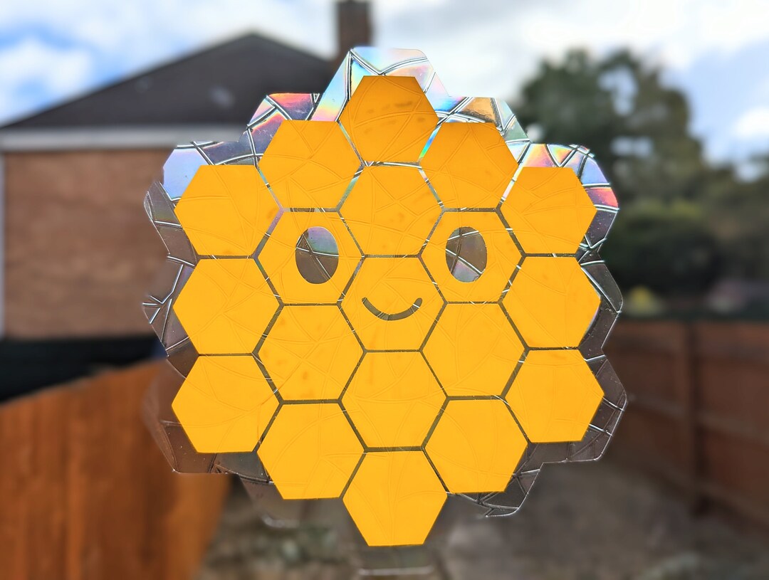 Honeycomb Suncatcher Sticker Window Film Rainbow Maker Sun Catcher ...