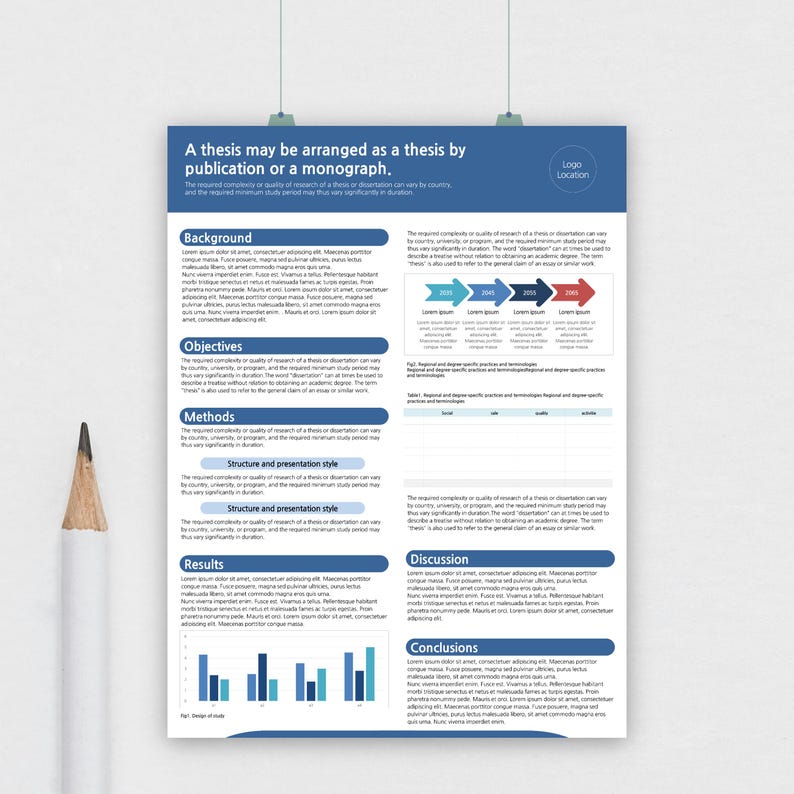Research Poster Template: Scientific Powerpoint Design (36x48 Inches ...