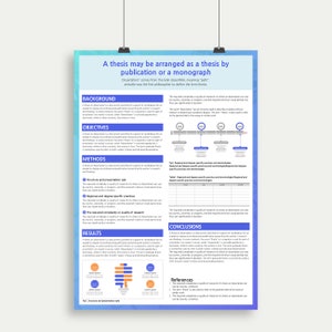 A0 Size Scientific Poster With a Nice Design// MS Powerpoint Template ...