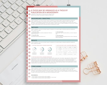 A0 Academic Poster Template / Scientific Poster Template / MS Powerpoint Template / Research ...