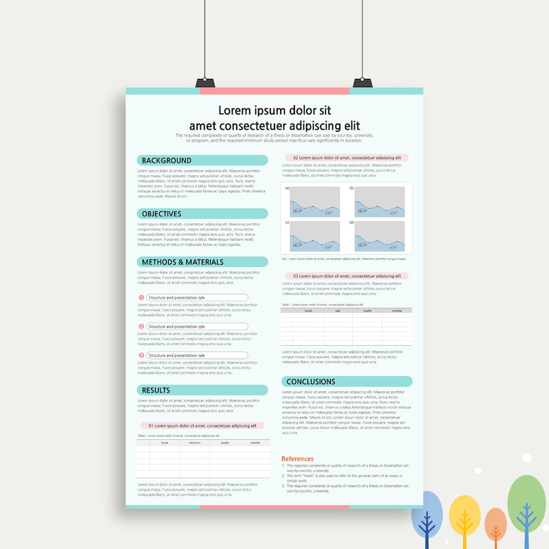 Scientific Poster Template A1 - Etsy