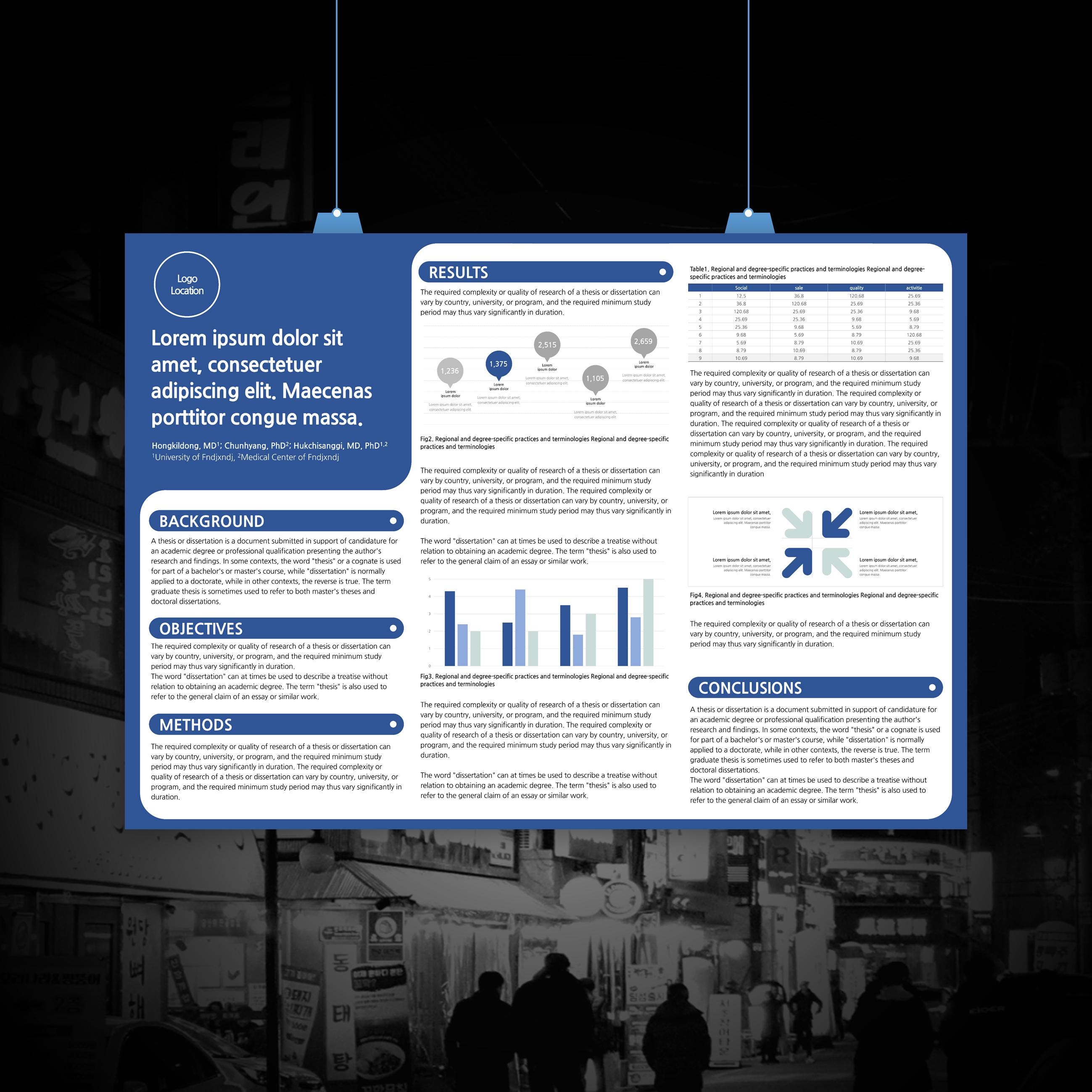 A0 Scientific Poster Template: Academic Conference Powerpoint ...