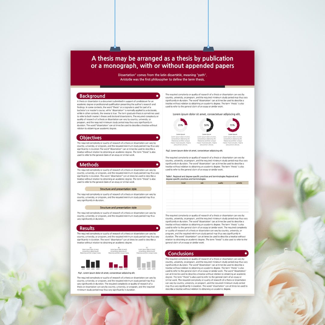 Scientific Research Poster Template: Portrait Powerpoint (36x48 Inches ...