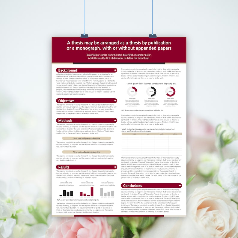 Scientific Research Poster Template: Portrait Powerpoint (36x48 Inches ...