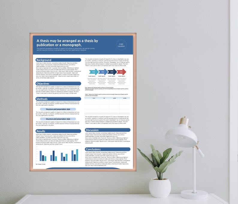 Research Poster Template: Scientific Powerpoint Design (36x48 Inches ...