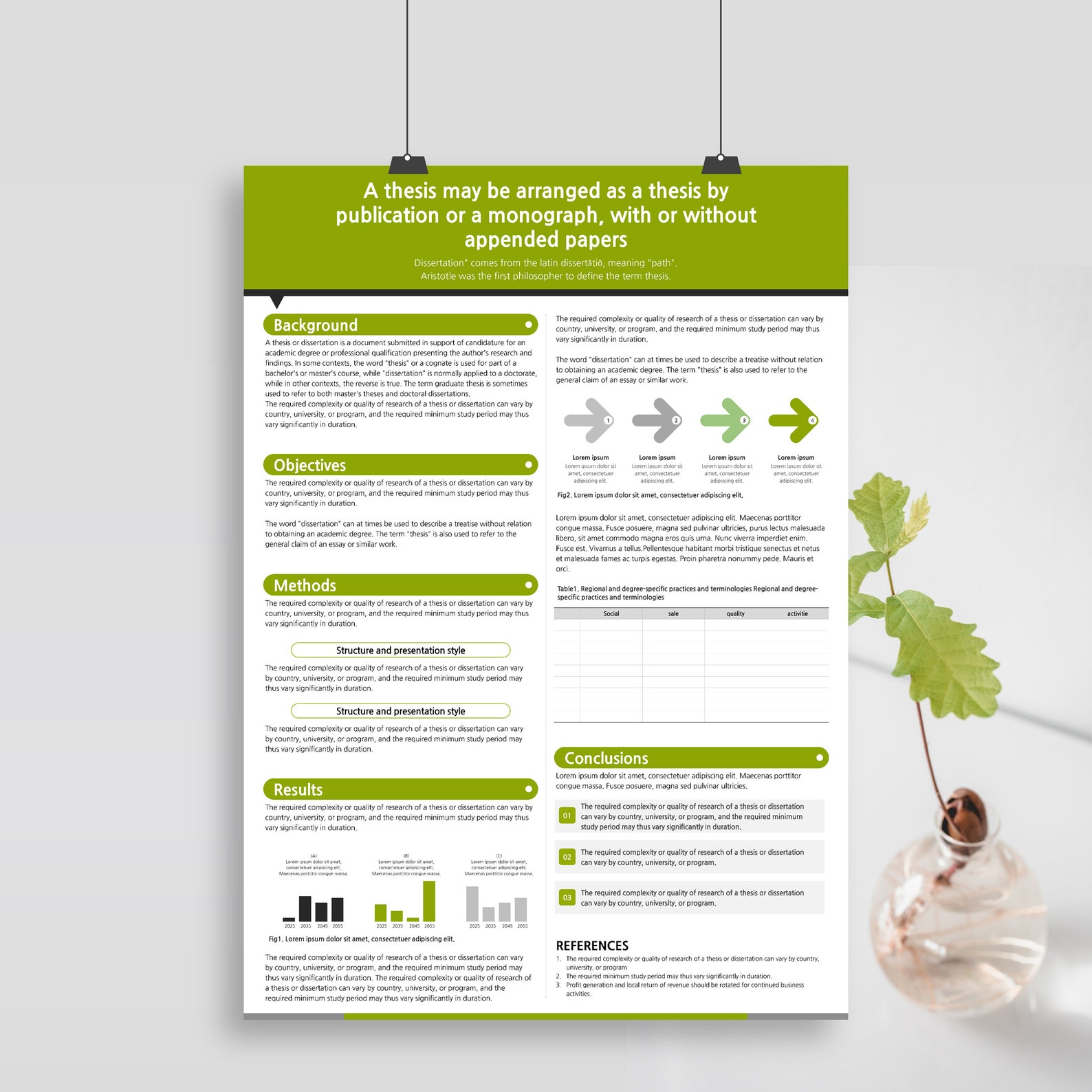 Attractive A0 Academic Poster Template / Scientific Poster Template ...