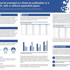 A0 Academic Poster Template: Scientific Conference Powerpoint ...