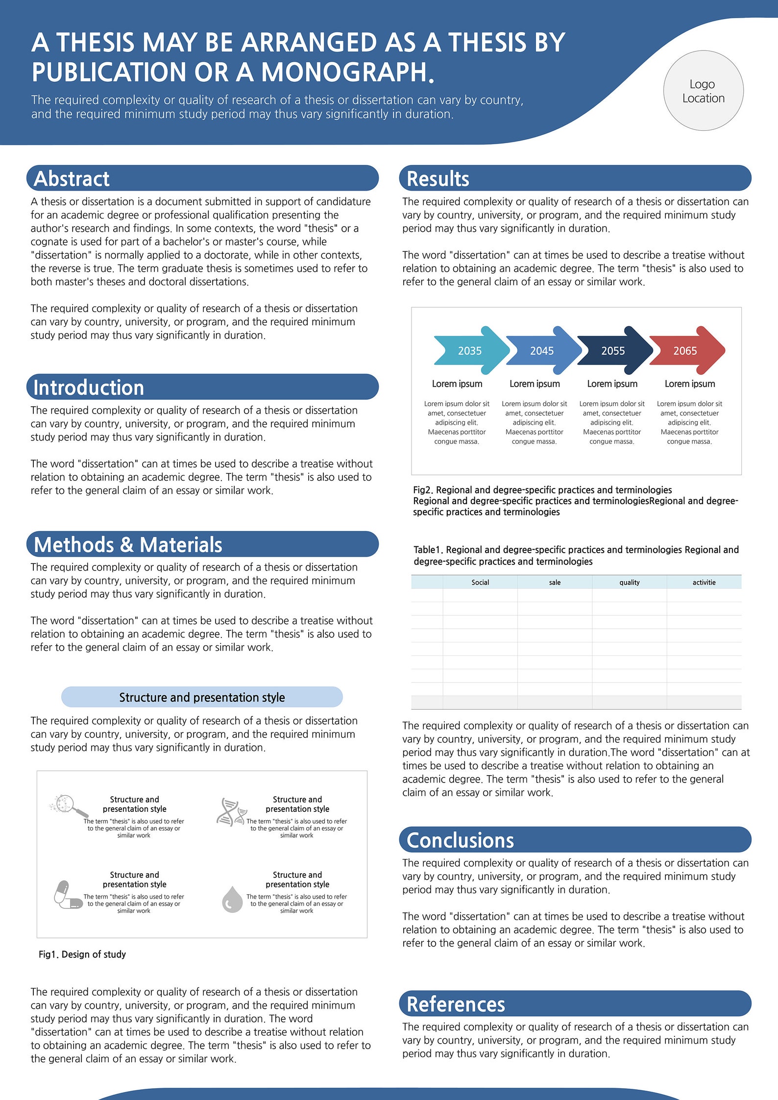 A0 Academic Poster Template: Scientific Research Powerpoint (PPTX File ...