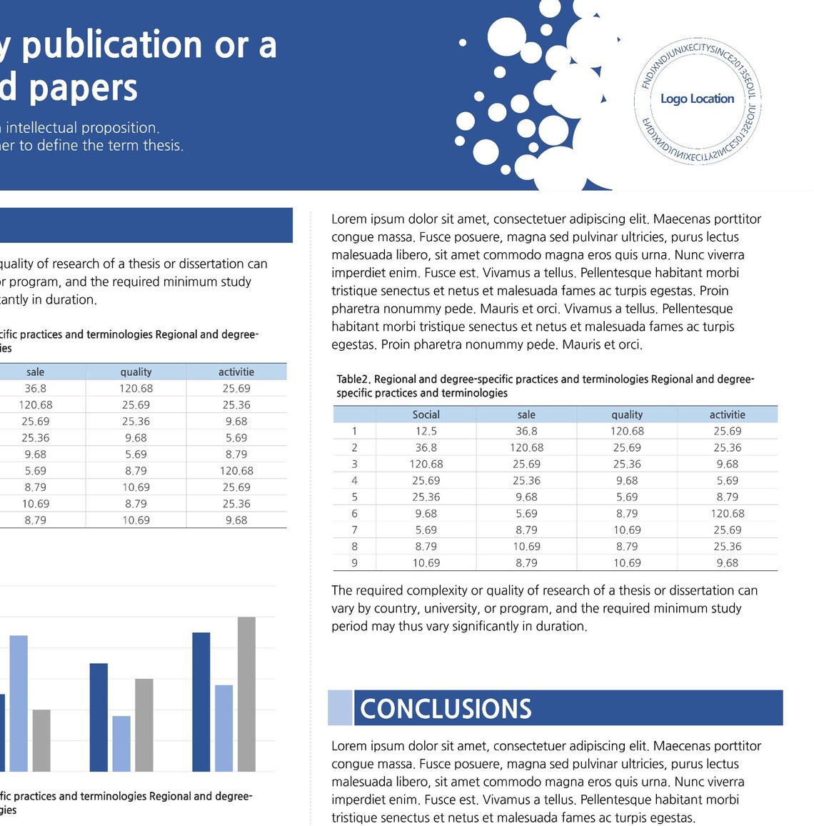 A0 Academic Poster Template: Scientific Conference Powerpoint ...