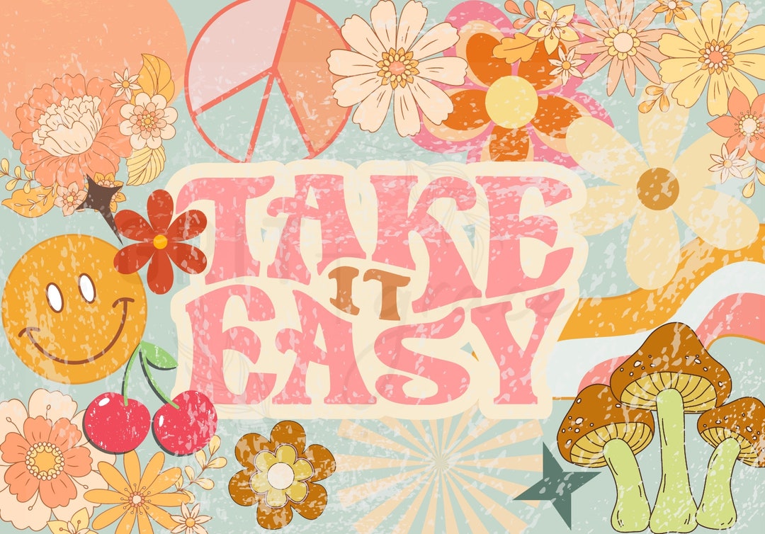 Groovy Font, Hippie Design, Peace Sign Design, Girl Power Design ...