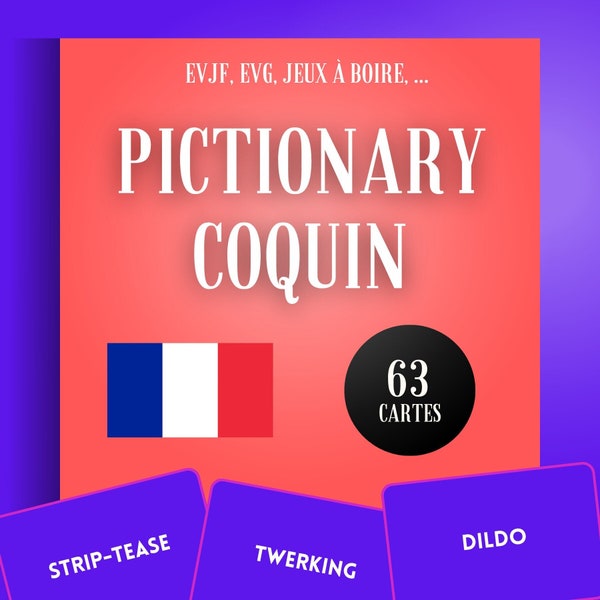 Naughty Pictionary Etsy