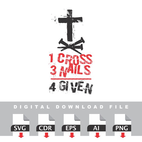 1 Cross 3 Nails - Etsy