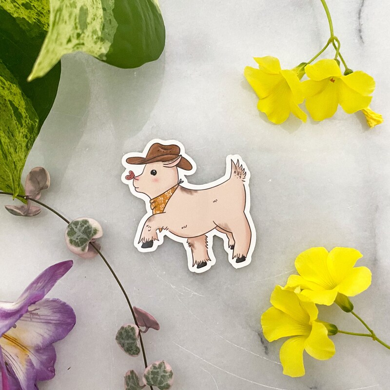 Cute Goat Stickers - Etsy