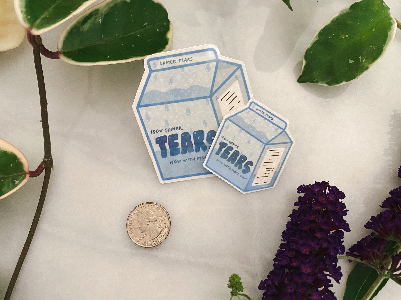Gamer Tears Juice Box Sticker Holographic Carton Sticker - Etsy