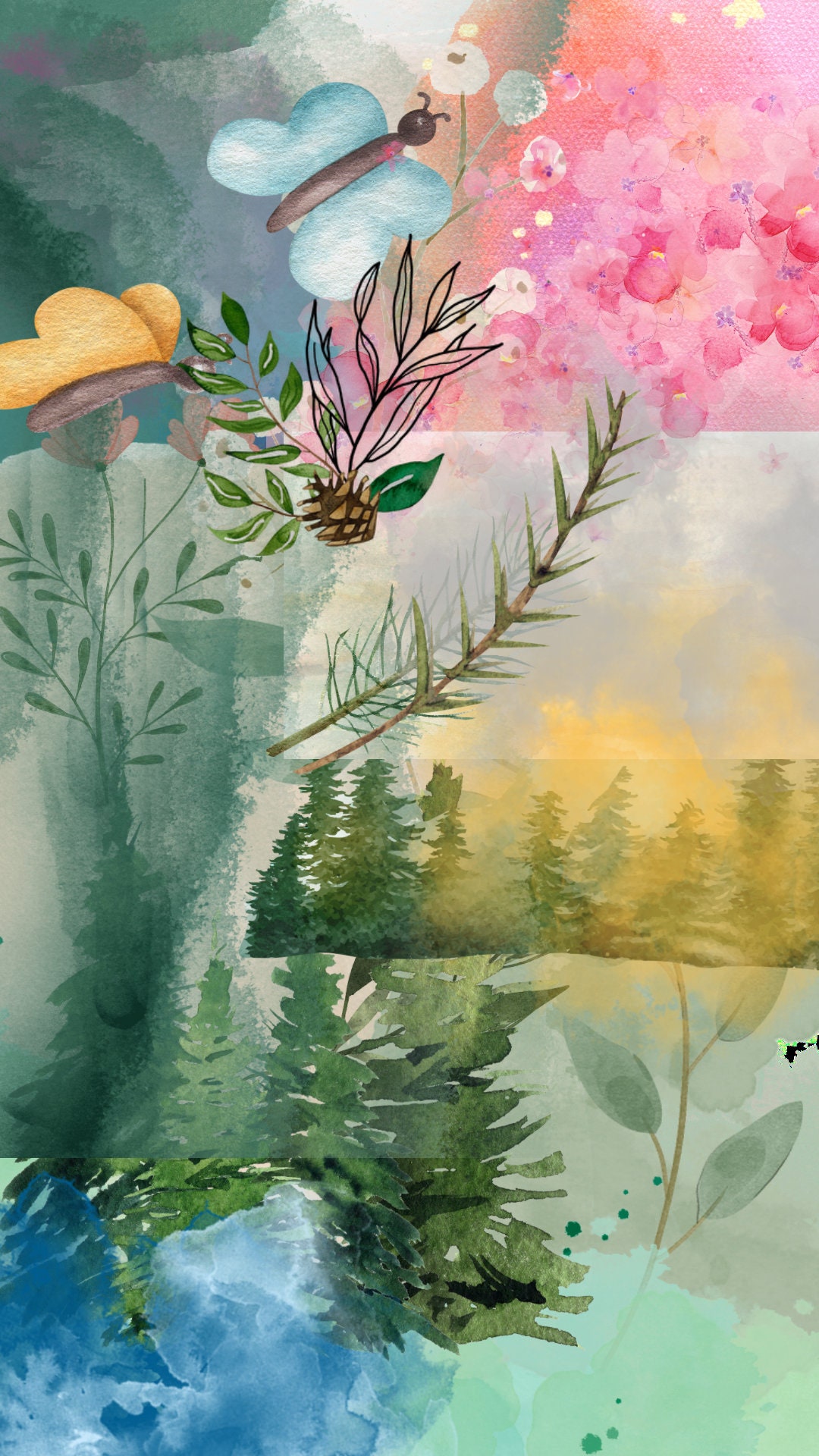 Wallpaper Design for Phone Screen - Etsy