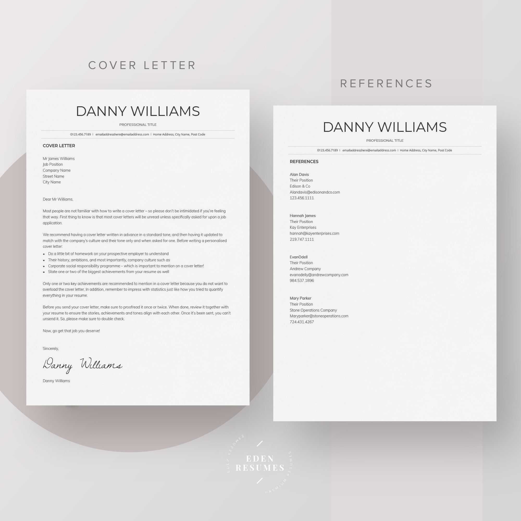 Google Docs Professional Resume Template, Google Simple Resume ...