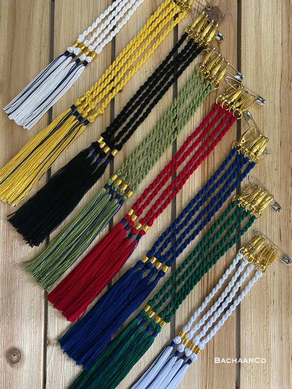 Choose Your Color Tassels Double Knot Tassels Twisted - Etsy