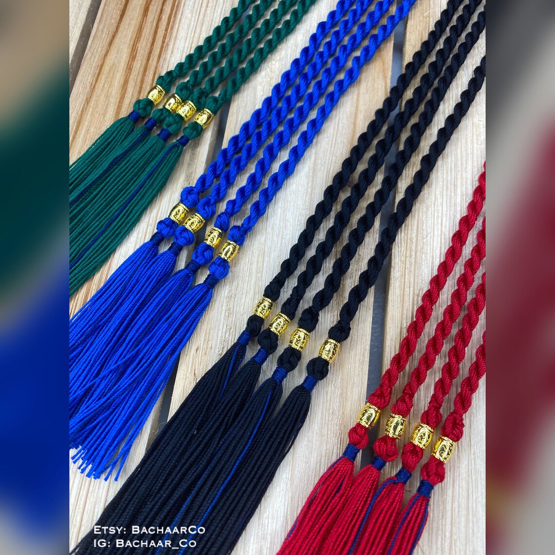 Choose Your Color Tassels Double Knot Tassels Twisted - Etsy