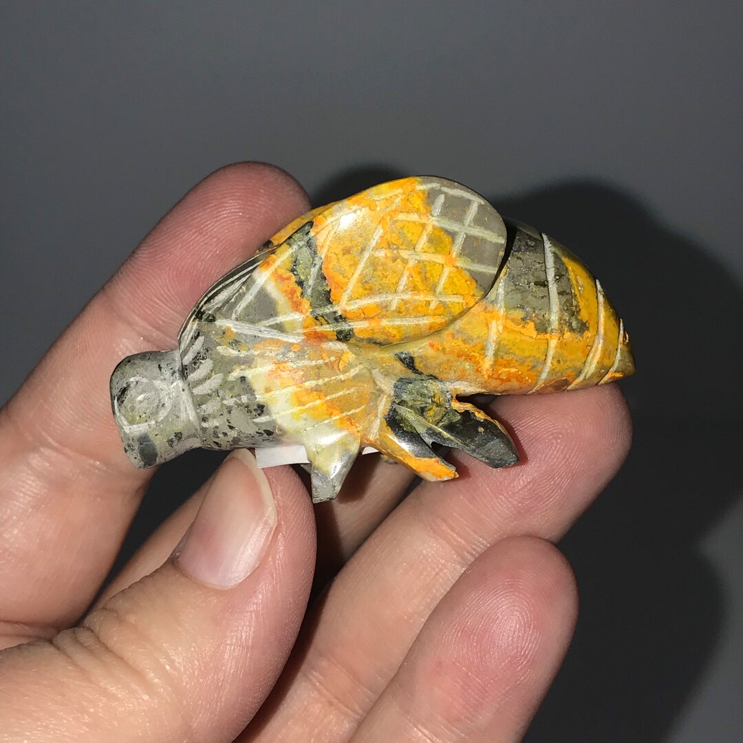 Bumble Bee Jasper BUMBLE BEE Stone Carving Healing Stone Chakra reiki ...