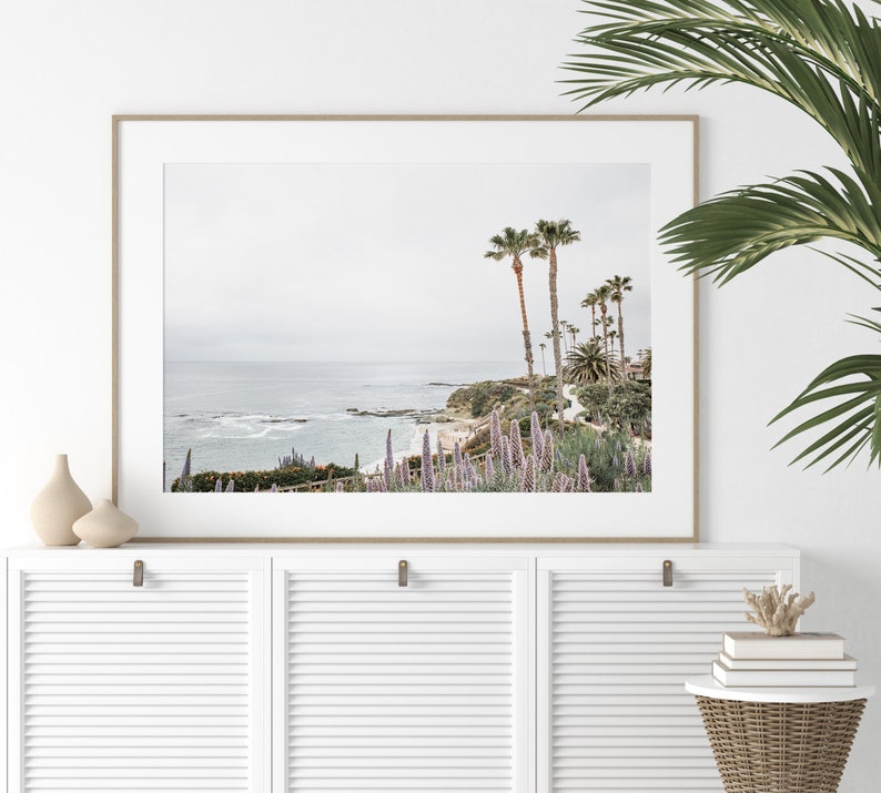 Laguna Beach Photography Print: Ocean Tide Pools, California Pastel Art ...