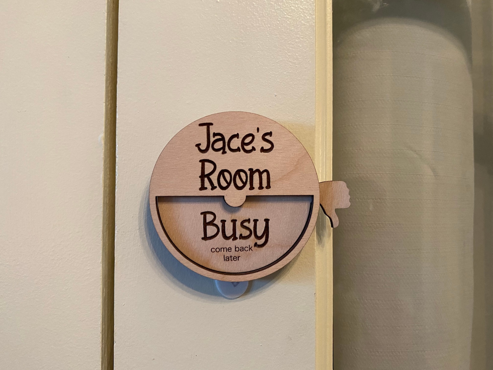 Fun Custom Swivel Sign for Kid's Bedroom Door - Do Not Enter ...