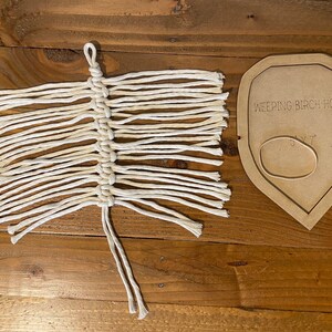 Macrame Leaf Template, Leaves/feather Jig, Fringe Trimming Guide, Gift ...