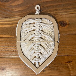 Macrame Leaf Template, Leaves/feather Jig, Fringe Trimming Guide, Gift ...