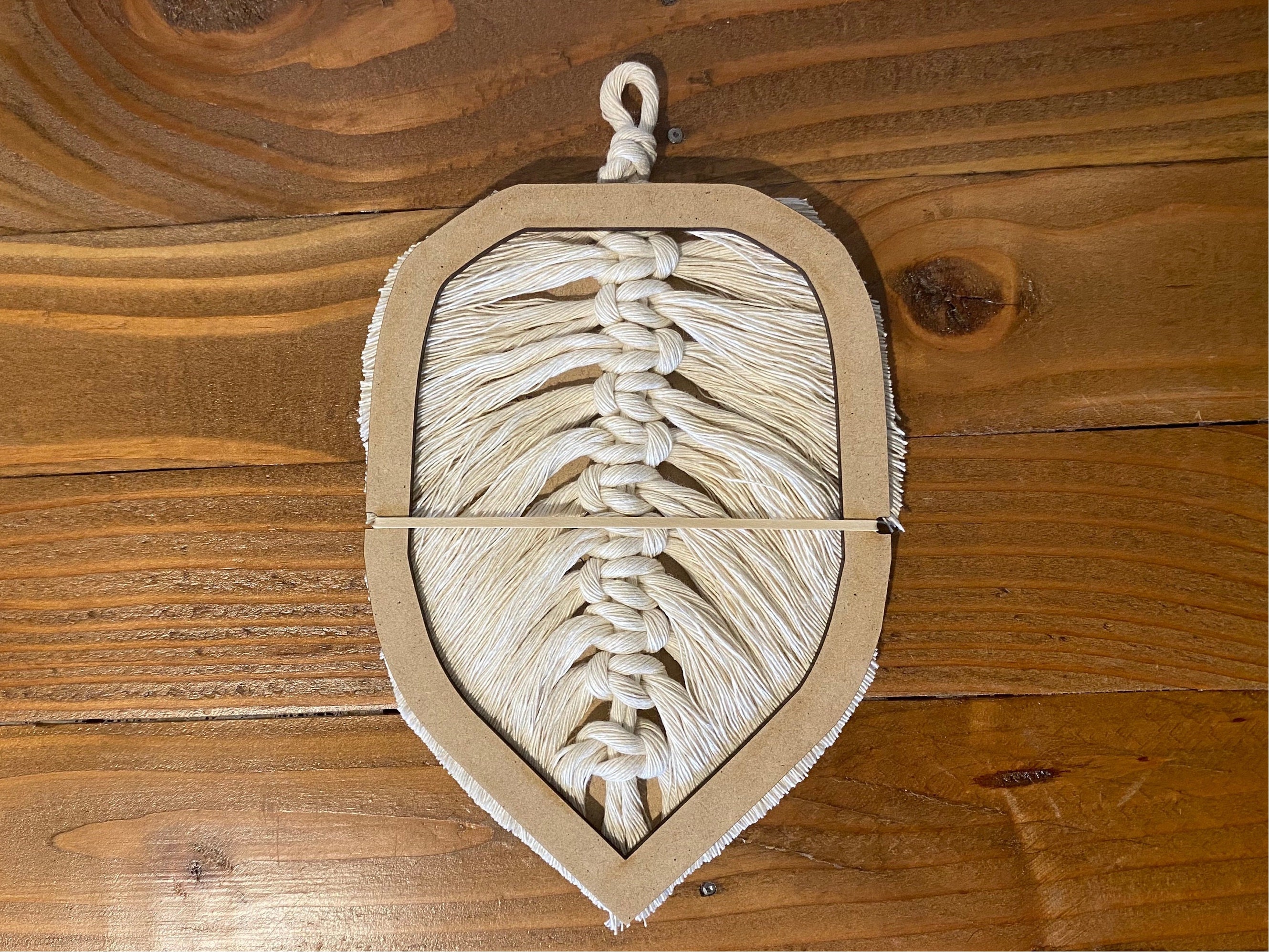 Macrame Leaf Template, Leaves/feather Jig, Fringe Trimming Guide, Gift ...