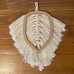 Macrame Leaf Template, Leaves/feather Jig, Fringe Trimming Guide, Gift ...