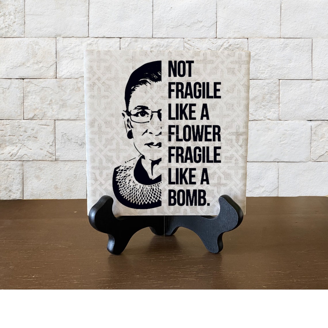 RBG Office Decor Gift for Lawyer Desk Tile Law Student Not - Etsy