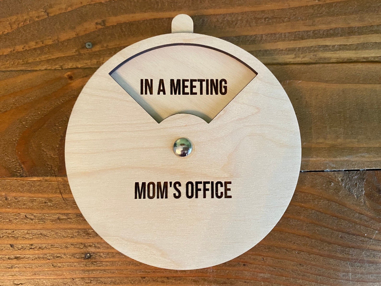 10" Custom Work From Home Privacy Sign - Wood Do Not Disturb/please ...