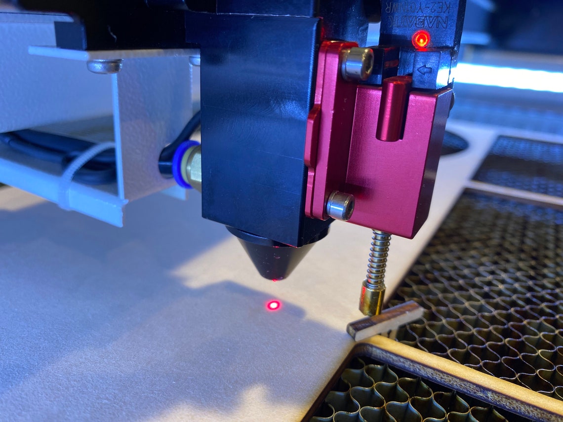 Low Profile Honeycomb Pin - Aeon Mira 7 Tested - SVG DXF PDF Cut File ...
