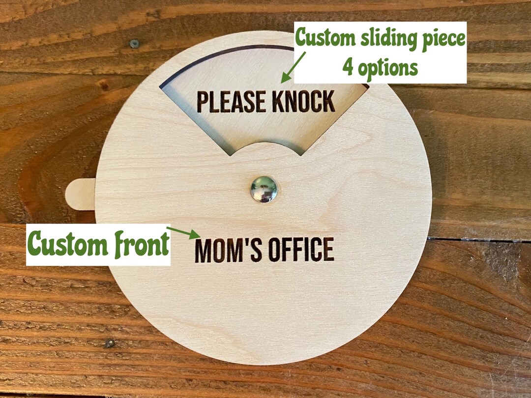 10 Custom Work From Home Privacy Sign Wood Do Not Etsy