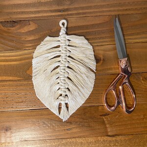 Macrame Leaf Template, Leaves/feather Jig, Fringe Trimming Guide, Gift ...
