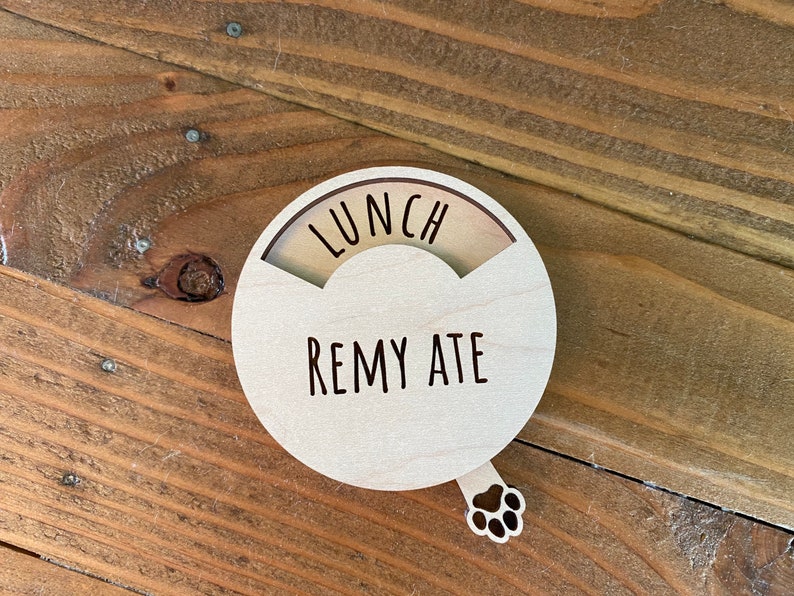Custom Dog Feeding Tracker Personalized Pet Reminder - Etsy