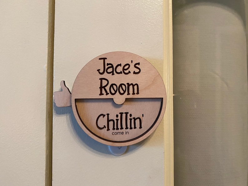 Fun Custom Swivel Sign for Kid's Bedroom Door Do Not - Etsy