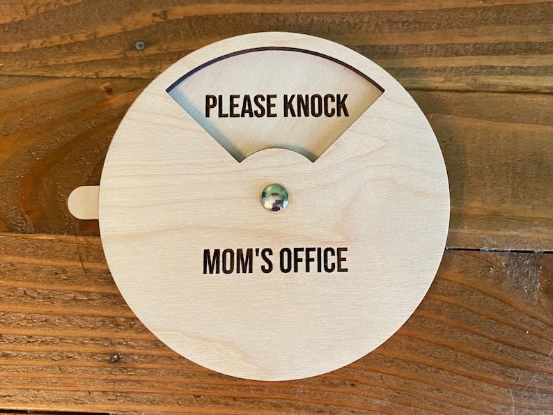10" Custom Work From Home Privacy Sign - Wood Do Not Disturb/please ...