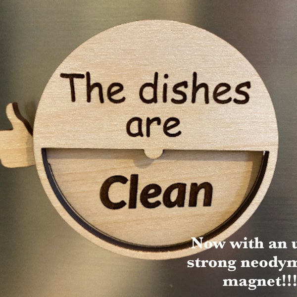 Clean/dirty Dishwasher Signs - Etsy